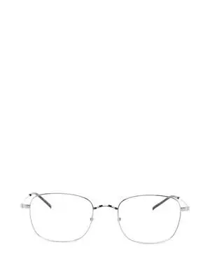Saint Laurent Square Frame Glasses - Silver