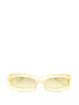 Fendi Fendi 2000s Rectangle Frame Sunglasses Yellow