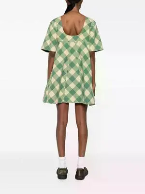 DAMSON MADDER Checked Mini Dress