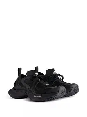 Balenciaga Circuit Platform Lace-up Sneakers - Black