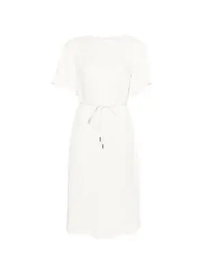 Herno Tie-waist Midi Dress
