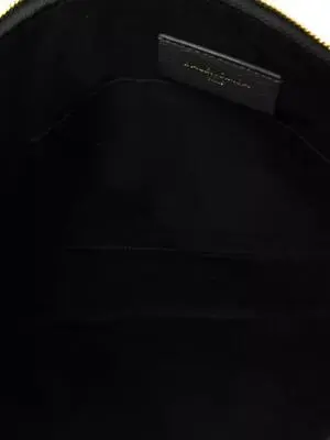 Balenciaga 2018 Lambskin Motocross Classic Zip Around Flat Clutch Bag
