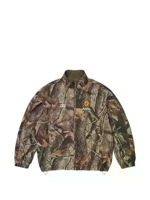 Supreme Zip-up Camo-pattern Cotton Track Jacket