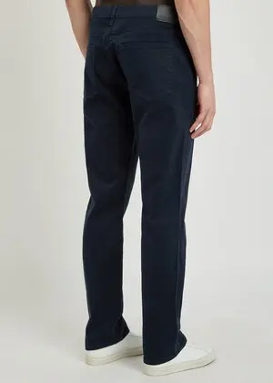 Citizens Of Humanity Elijah Straight-leg Stretch-twill Trousers - Navy