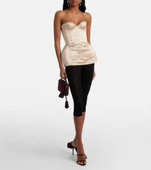 Magda Butrym Silk Satin Corset