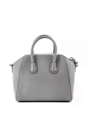 Givenchy Antigona Leather Mini Crossbody Bag - Grey