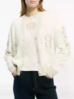 BARRIE B-logo Cashmere Cardigan