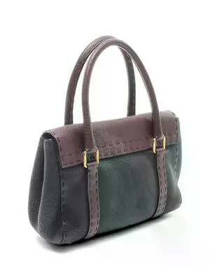 Fendi 2010s Selleria Mini Leather Tote Bag