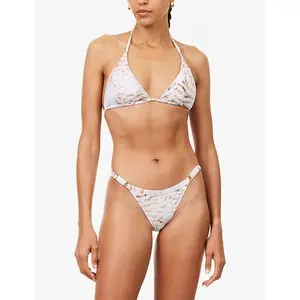 GRACEJACOB Coconut Triangle Bikini Top