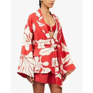 Second Summer Paloma Belted Linen Jacket
