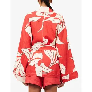 Second Summer Paloma Belted Linen Jacket