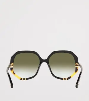 Chloé Acetate Rectangle Sunglasses