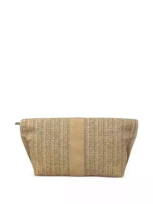 GIANNI CHIARINI Marigold Woven Clutch Bag