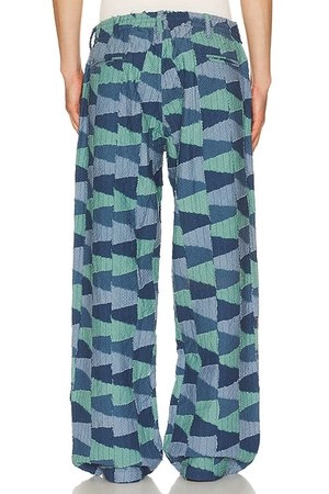 KARDO Patchwork Seersucker Trousers