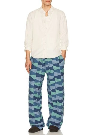KARDO Patchwork Seersucker Trousers