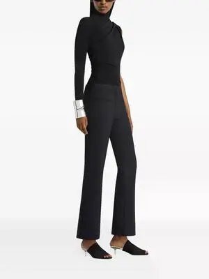 COURREGES Single-sleeved Draped Top - Black