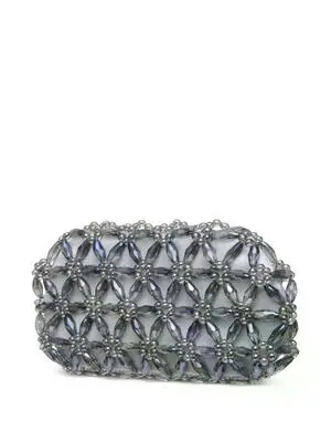 0711 TBILISI Tebea Embellished Clutch Bag - Grey