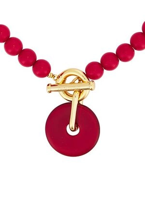 Timeless Pearly Beaded Pendant Necklace