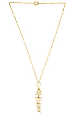 Timeless Pearly Fish Necklace - Multi
