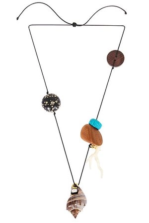 Timeless Pearly Charms And Shells Necklace