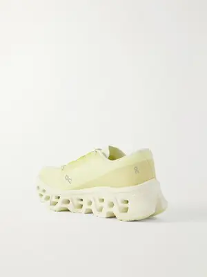 On Cloudmonster 3 Rubber-trimmed Mesh Sneakers - Green