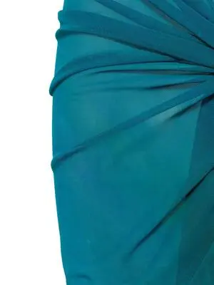 FISICO Sheer-finish Pareo - Blue