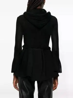 CFCL Zip Flared-cuff Hoodie
