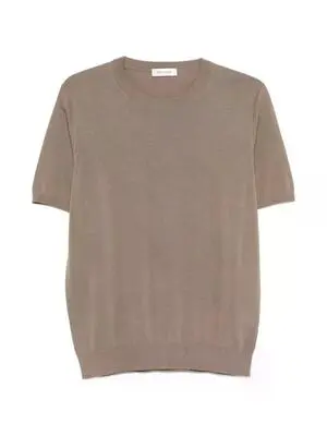 KANGRA Short-sleeve Crew-neck T-shirt - Neutrals