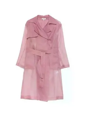 Antonelli Firenze Valmorea Belted Coat - Pink