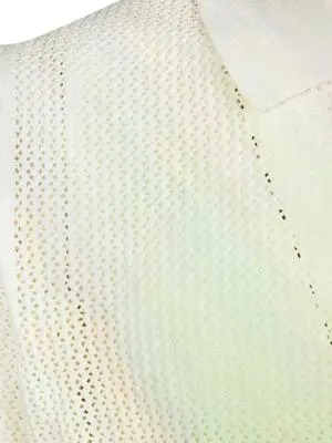 Maison Kitsuné Open-work Button-down Shirt