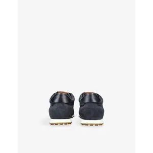 Hogan H699 Suede Lace-up Trainers - Navy