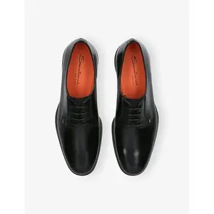 Santoni Leather Derby Shoes
