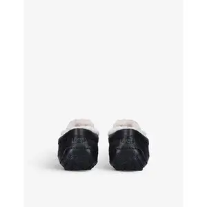 UGG Ascot Shearling-lined Leather Slippers