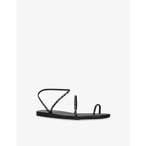 ANCIENT GREEK SANDALS Astro Faux-leather Flat Sandals