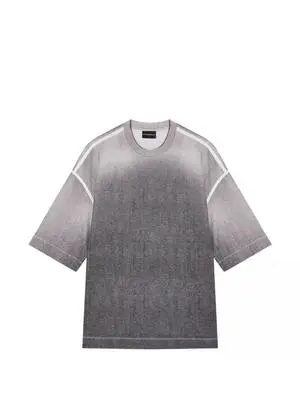 Emporio Armani Oversized Degradé T-shirt - Grey