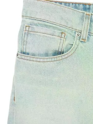 PAURA Twist Baggy Jeans Light Wash