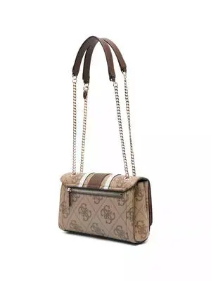 Guess Monogram Cross Body Bags