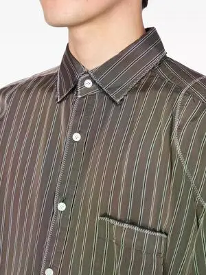 Kolor Striped Patch-pocket Shirt