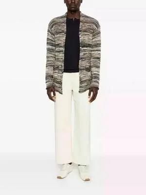 ROBERTO COLLINA Striped Cardigan