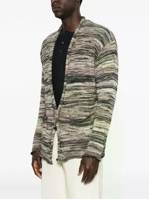 ROBERTO COLLINA Striped Cardigan