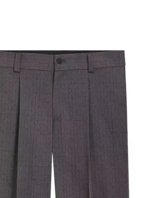 Hugo Checkered Tailored Trousers