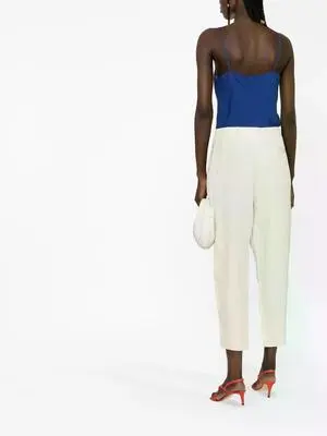 Max Mara Sleeveless Silk Top - Blue