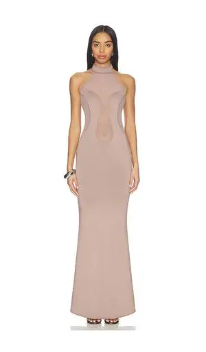 OW Selia Maxi Dress - Neutral