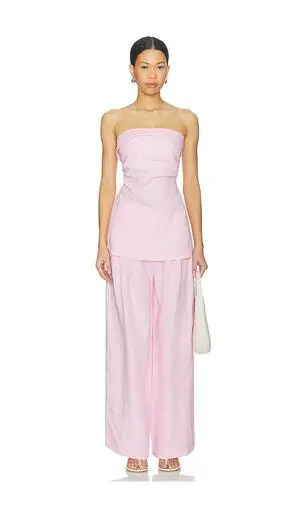 Faithfull The Brand Boe Tunic Top - Pink