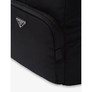Prada Re-nylon Logo-embellished Woven Backpack
