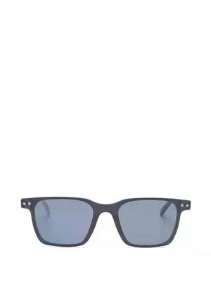 SNOB Anteo Square-frame Clip-on Sunglasses - Blue