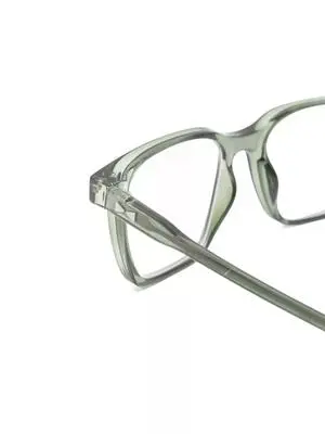 SNOB Anteo Geometric-frame Eyeglasses - Green