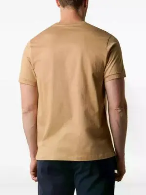 Brooks Brothers Logo-embroidered Cotton T-shirt - Neutrals