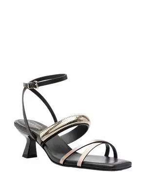 DONNARÌ Metallic Strap Sandals