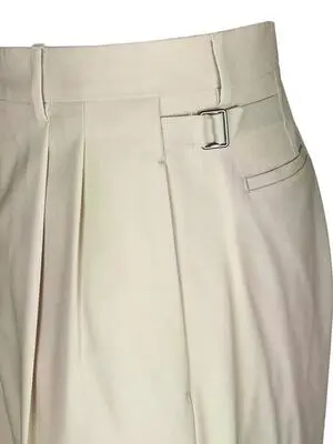BE ABLE Pleated Tailored Trousers - Neutrals